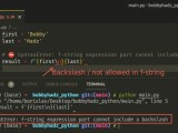 Add Backslash To String Python