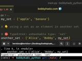 Typeerror Unhashable Type Set In Python Solved Bobbyhadz