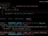 Python Encode Error Ascii
