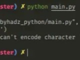 Python Encode Error Ascii