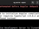 The Angular Compiler Requires Typescript 4 8 2 And