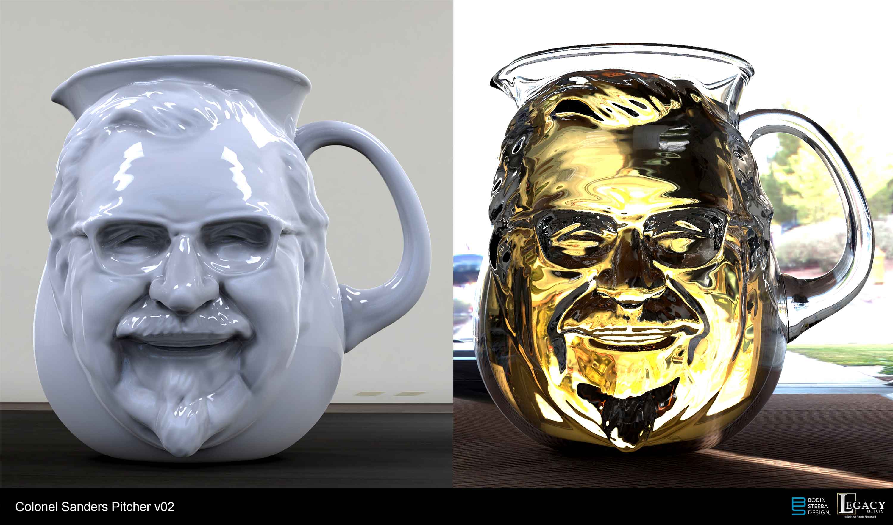 KFC Colonel Sanders pitcher | BODIN STERBA DESIGN