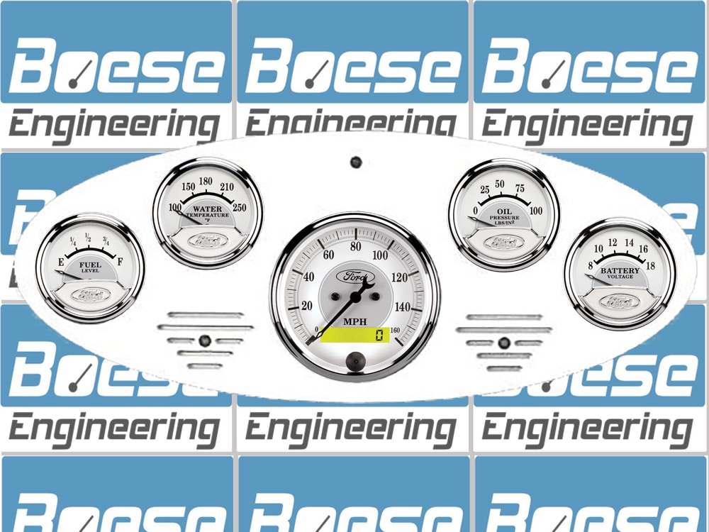 1934 Ford Truck Billet Aluminum Gauge Panel w/ Auto Meter Ford ...
