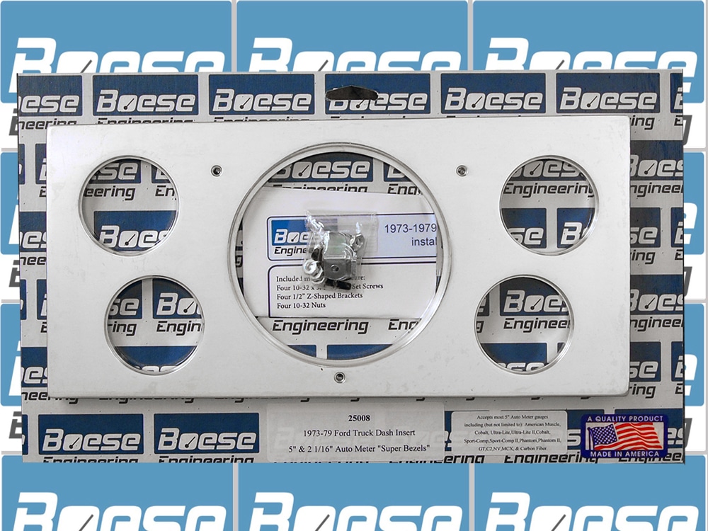 1973-1979 F-100 Billet Aluminum Dash Insert 5″ & 2 1/16″ Auto Meter ...