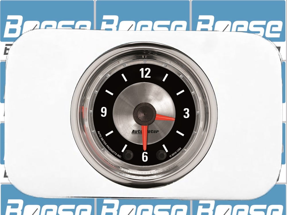 1937-1938 Chevy Car Clock Insert w/ Auto Meter American Muscle Clock ...