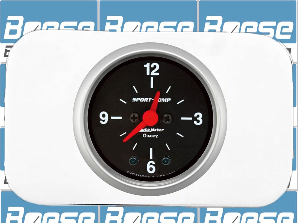 1937-1938 Chevy Car Clock Insert w/ Auto Meter Sport-Comp Clock – Boese ...