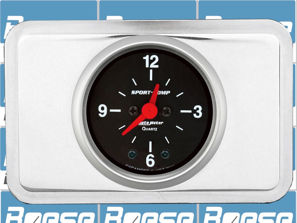 1940 Chevy Car Clock Insert w/ Auto Meter Sport-Comp Clock – Boese ...