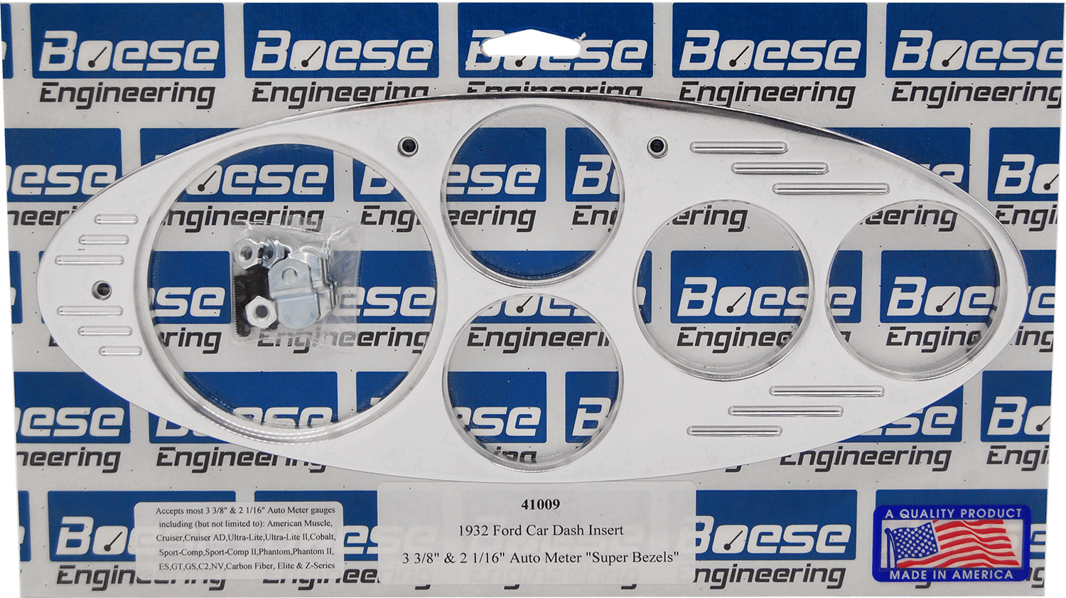 1932 Ford Car Aluminum Gauge Panels(5 gauge, speedometer on left ...