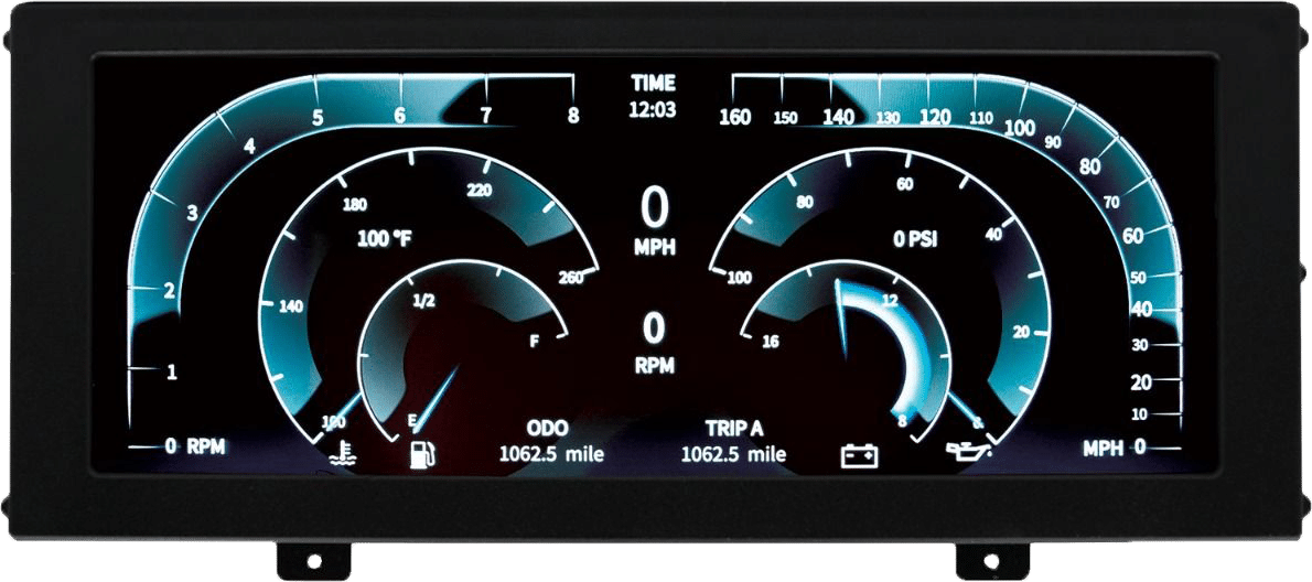 Universal Mount Invision LCD Dash Kit by AutoMeter 7000 – Boese Engineering