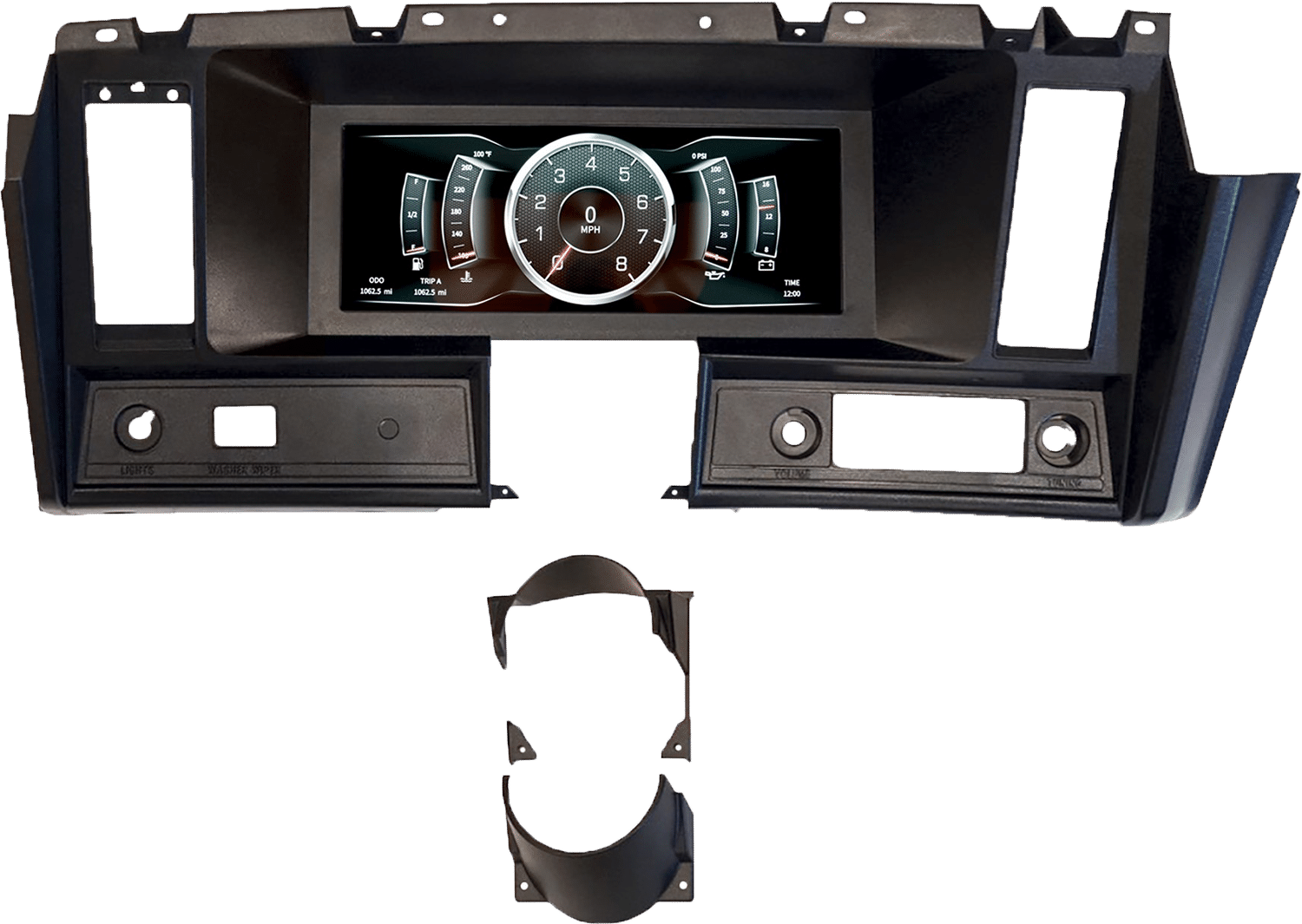 1969 Chevy Camaro Invision LCD Direct Fit Dash Kit by Auto Meter ...