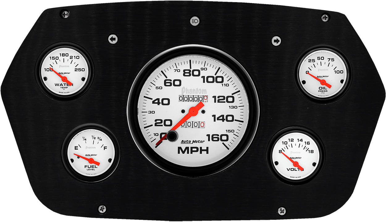 1959-1960 Dodge Truck Aluminum 5 Gauge Panel w/ Phantom gauges – Boese Engineering