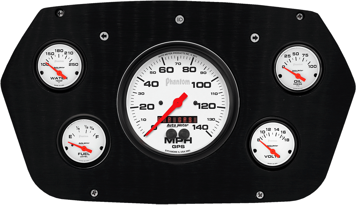 1959-1960 Dodge Truck Aluminum 5 Gauge Panel w/ Phantom gauges – Boese ...