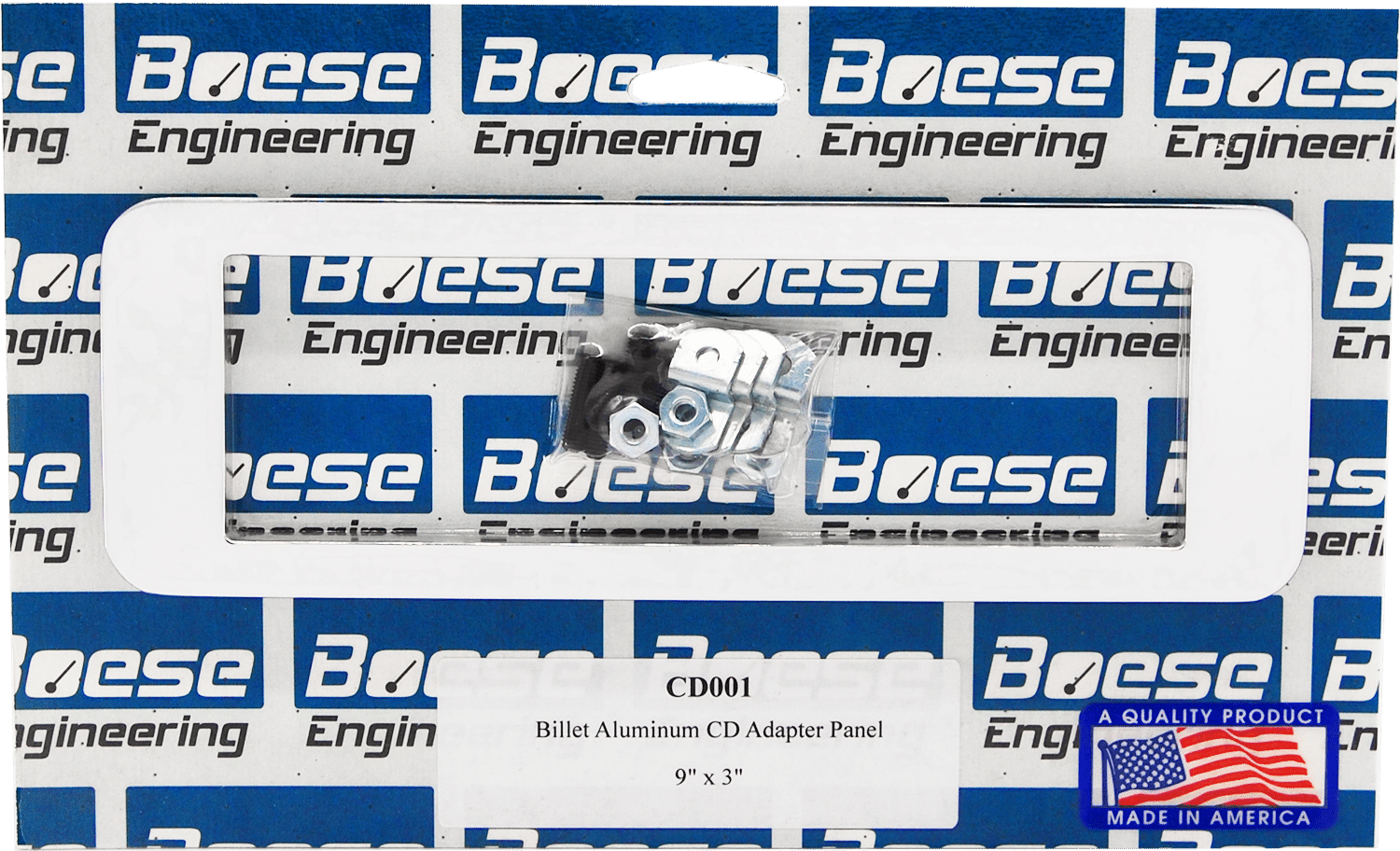 CD001 Universal Aluminum Single DIN CD Patch Panel 9″ x 3″ – Boese ...