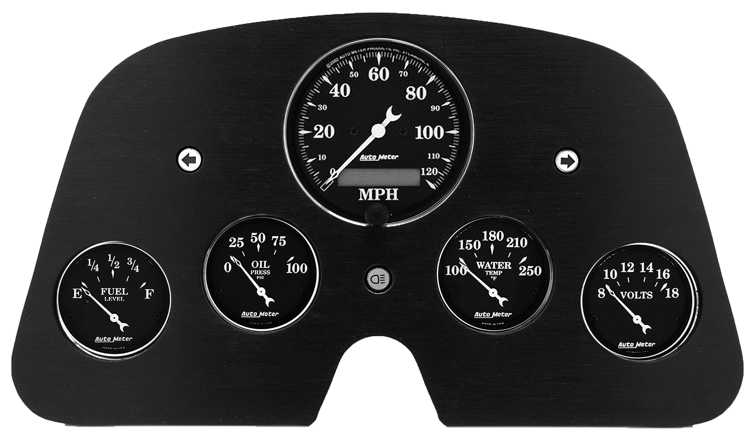 1962-1984 Toyota FJ40 Land Cruiser Aluminum Gauge Panel w/ Auto Meter ...