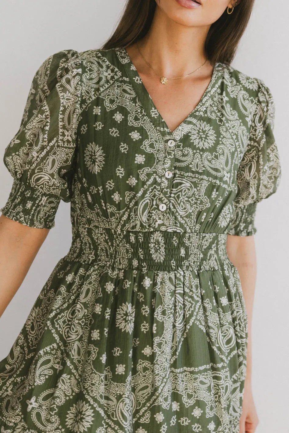 Dia Paisley Midi Dress Böhme