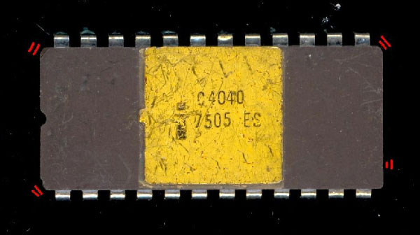 Rare 1970s Intel 4040 CPU could be yours! | Boing Boing