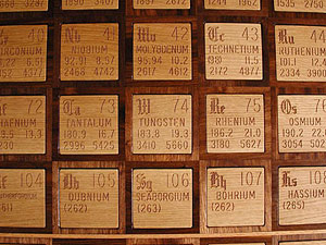The Periodic Table Table: all the elements, in carved wooden glory ...