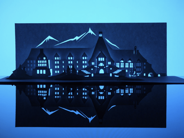 Horrorgami: papercraft horror film homes | Boing Boing