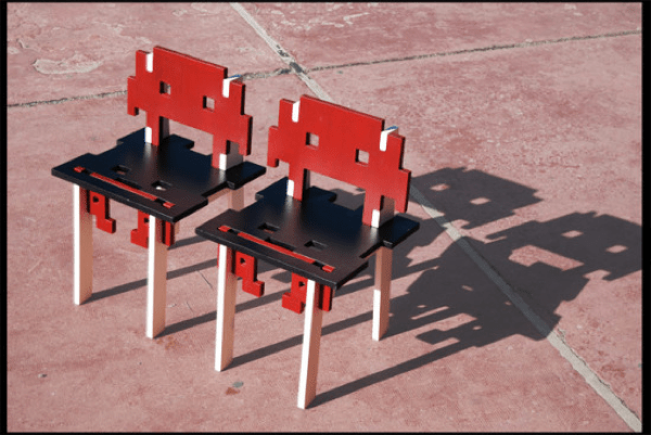 Space Invaders chairs | Boing Boing