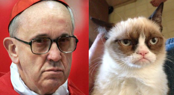 New pope is a grumpy cat | Boing Boing