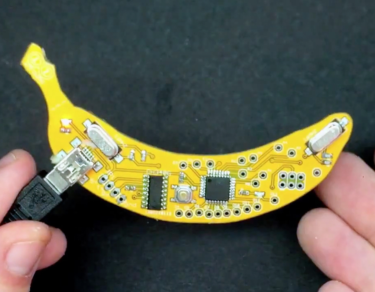 Just look at this intentionally confusing banana Arduino | Boing Boing