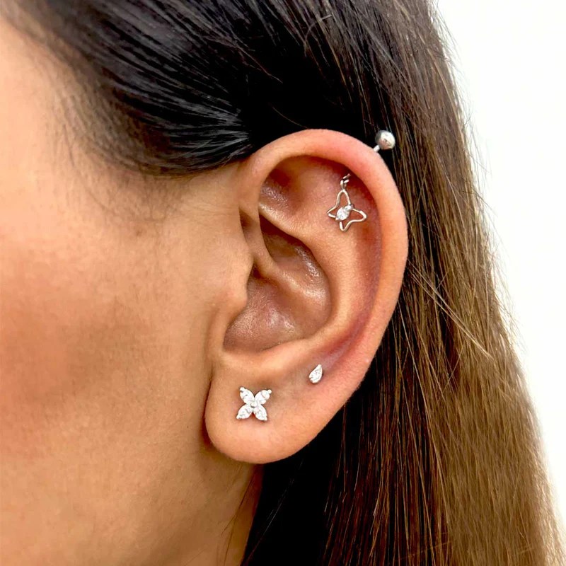 Helix Upper Lobe Piercing Earrings Online Boldiful