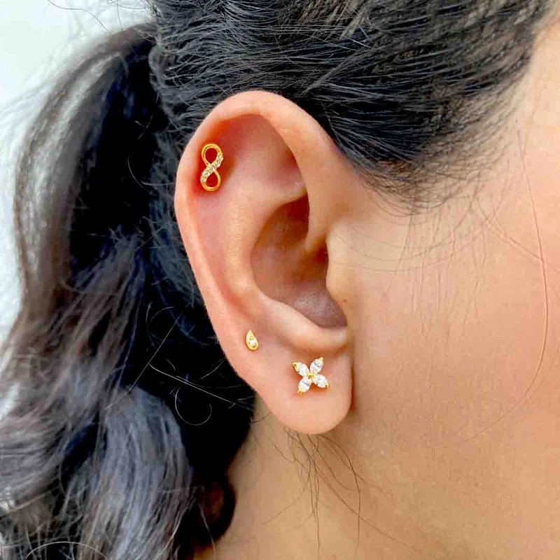 Helix Upper Lobe Piercing Earrings Online Boldiful