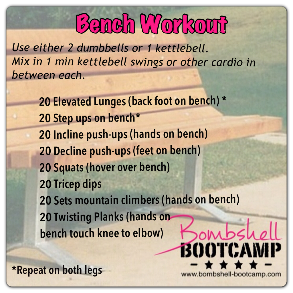 Fit For Fall : Bench Workout – Bombshell Bootcamp