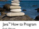 Java How To Program Early Objects Books N Bobs