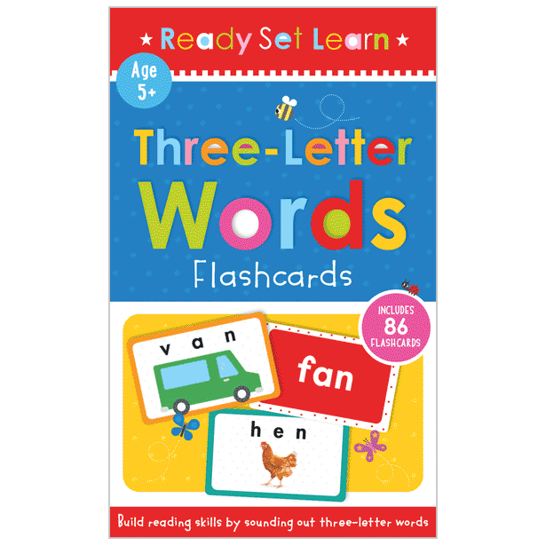 Three Letter Words Flashcards - Book Studio