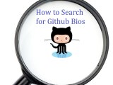 How To Search For Bios On Github Boolean Strings