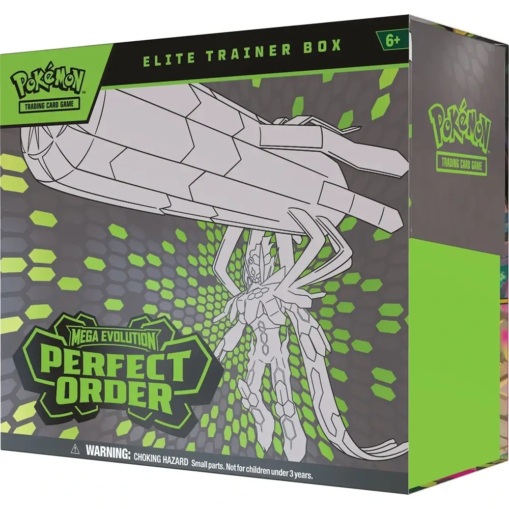 Pokemon Tcg Mega Evolution Perfect Order Elite Trainer Box Etb