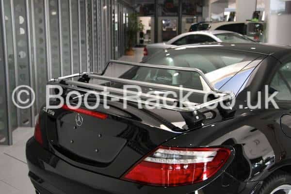Mercedes SLK Boot Rack - Bespoke Stainless Steel Racks.