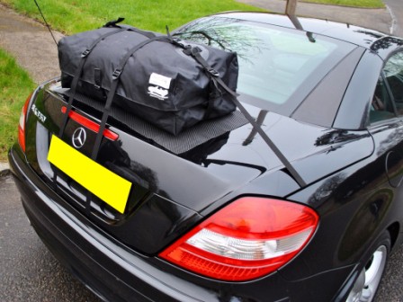 Mercedes SLK Boot Rack - Beautiful Stainless Steel & Alloy Racks.