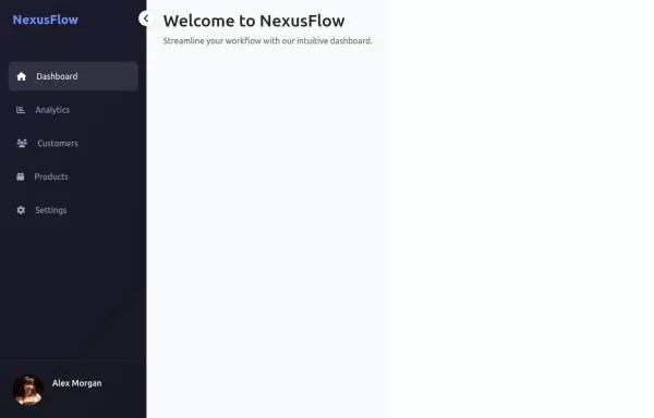 Collapsible Sidebar Bootstrap 5 Example