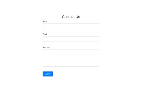 Password Reset Form Bootstrap 4 Example