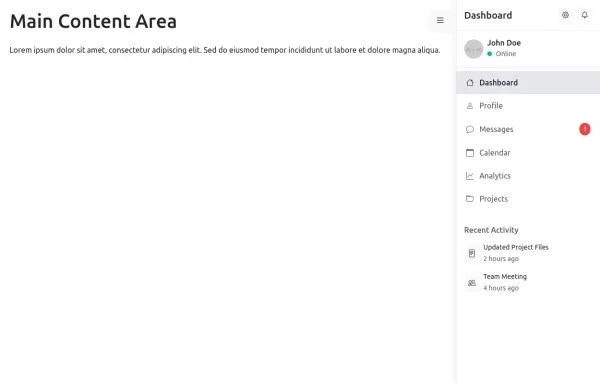 Collapsible Nested List Bootstrap 5 Example