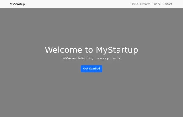 Landing Page Free Examples In Bootstrap Css