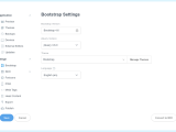 Bootstrap Settings Bootstrap Studio