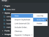 Sass Editing Bootstrap Studio