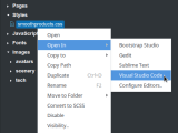 External Editors Bootstrap Studio