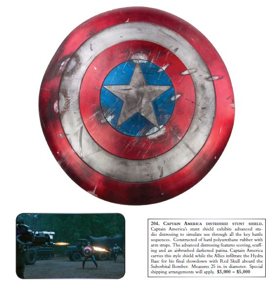 Auction features screen-used Captain America costumes and props – borg