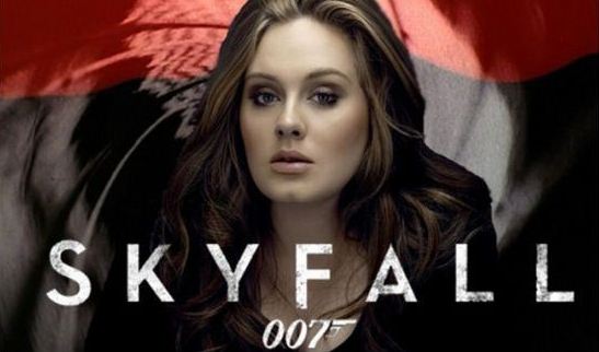 Adele Skyfall Album Cover Man Rifle