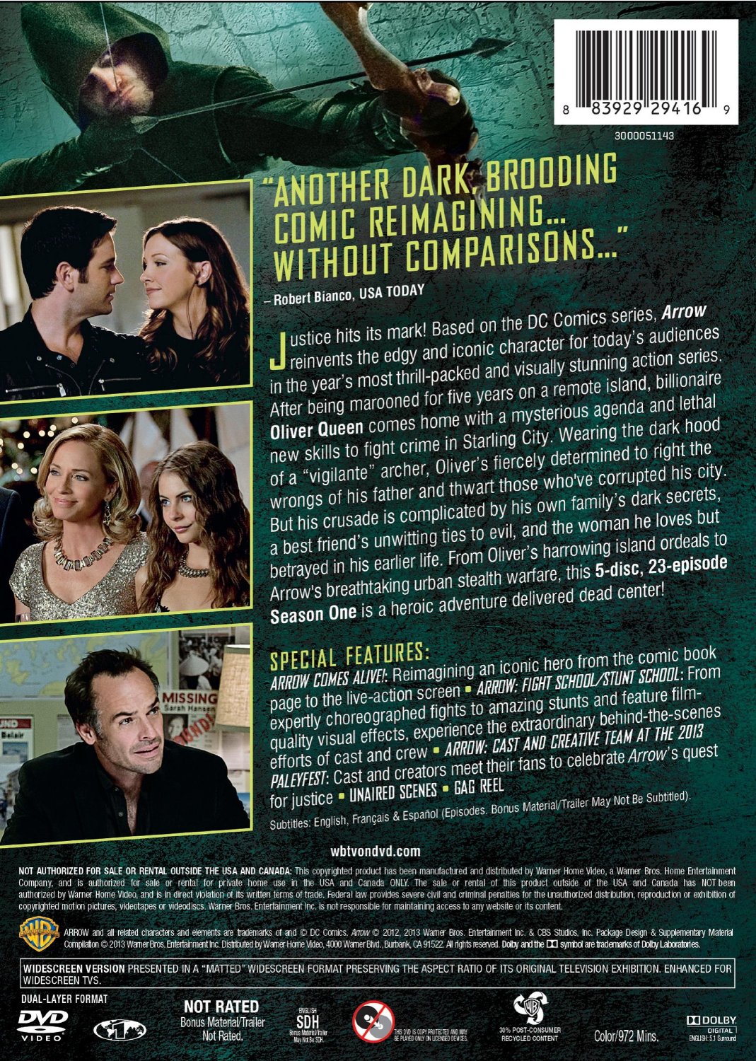 Preview–Arrow Season Two, expands cast and characters – borg