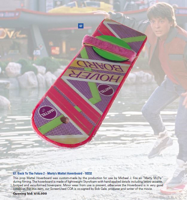 BTTF Week–Get your own screen-used Back to the Future II hoverboard and ...