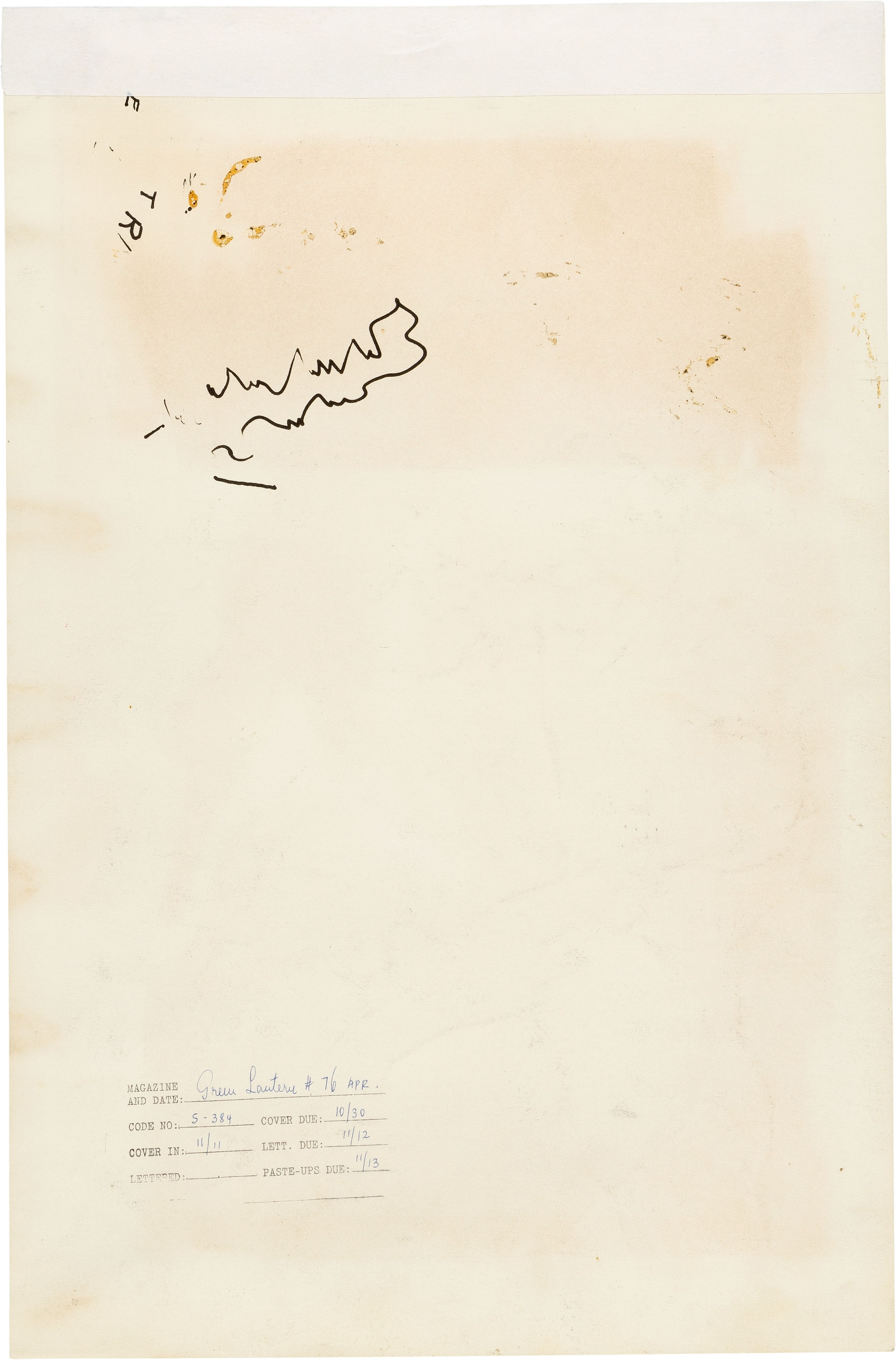 original comic art | borg