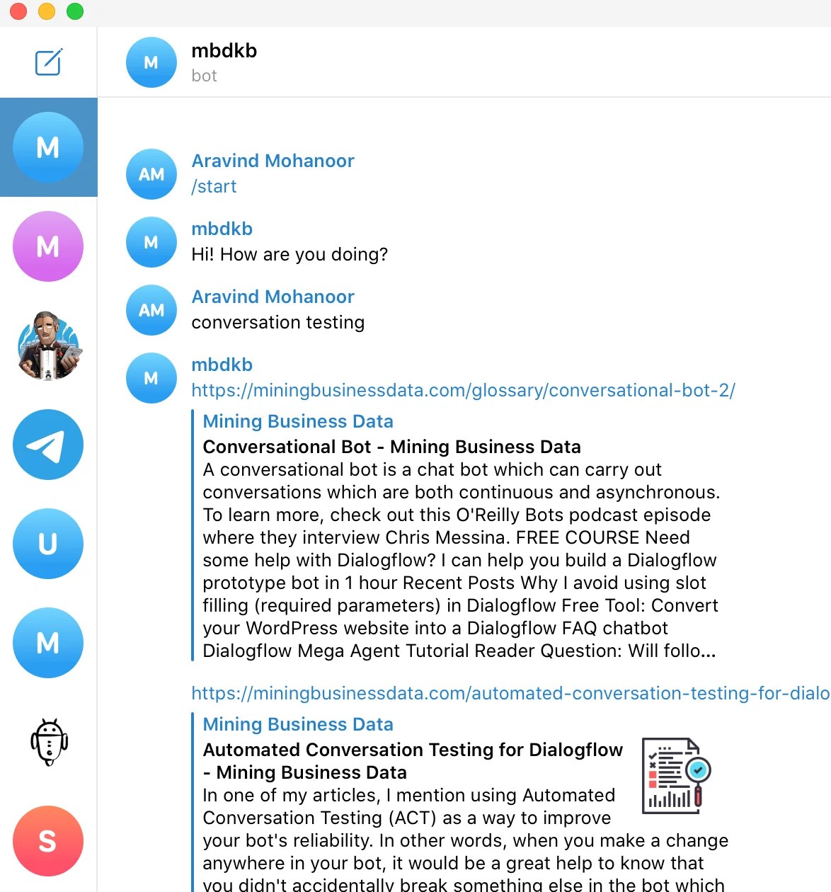 How to integrate Telegram with Dialogflow – BotFlo