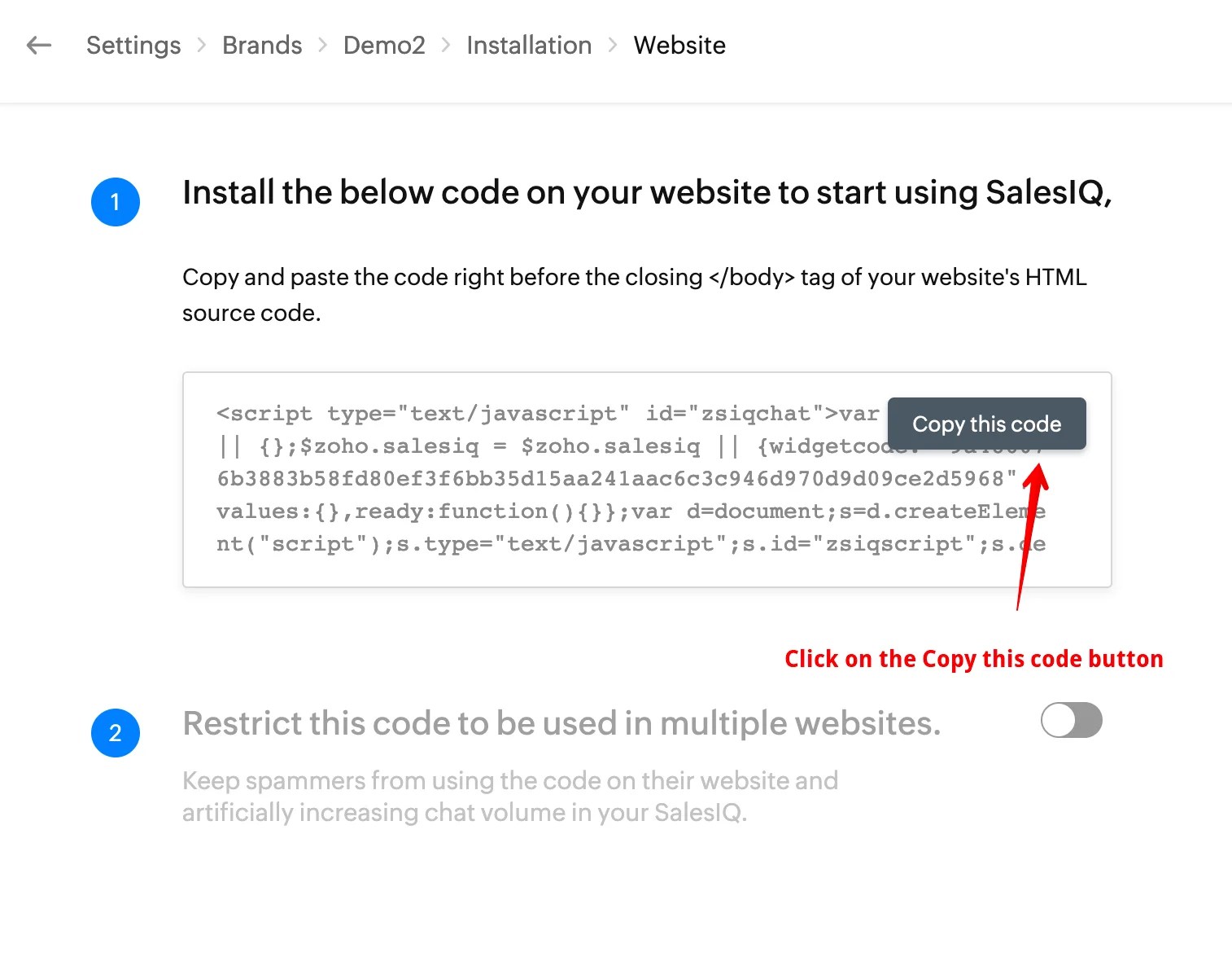 salesiq_click_on_copy_this_code – BotFlo