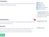 Enable Basic Auth Botflo