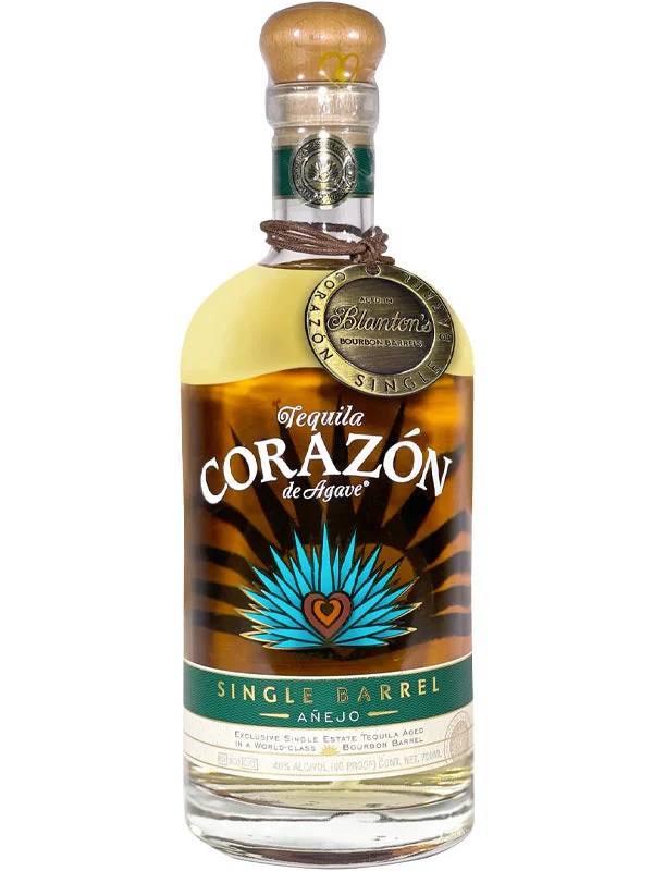 Corazon Single Barrel Reposado Tequila Aged In Blanton S Bourbon Barre